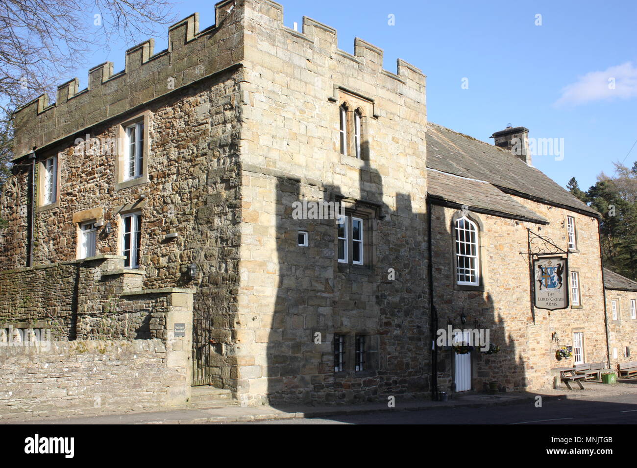 The Lord Crewe Arms in Blanchland, Northumberland Stock Photo - Alamy
