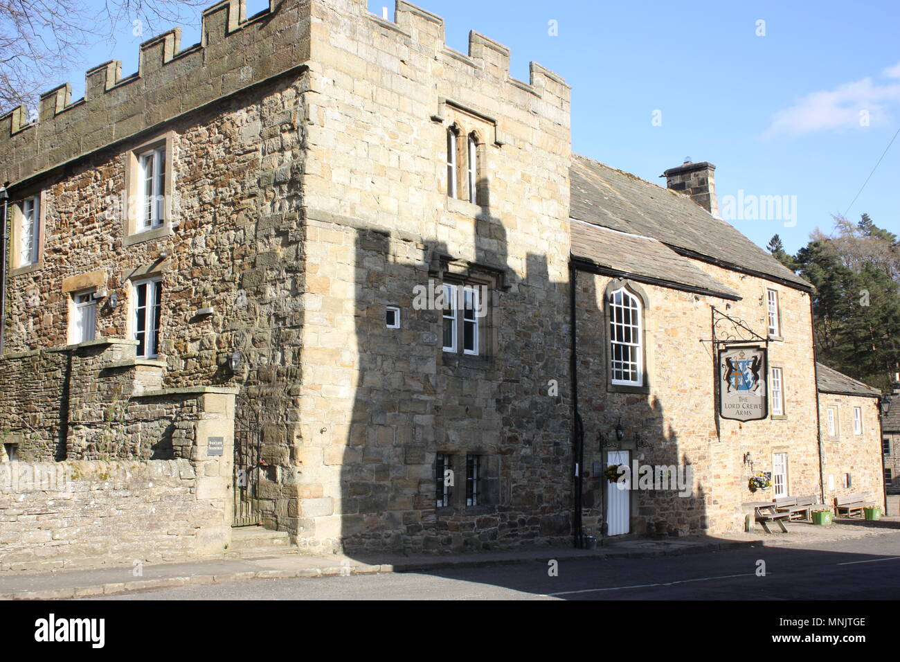 The Lord Crewe Arms in Blanchland, Northumberland Stock Photo - Alamy
