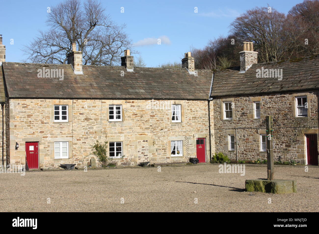 Blanchland village northumberland hi-res stock photography and images ...