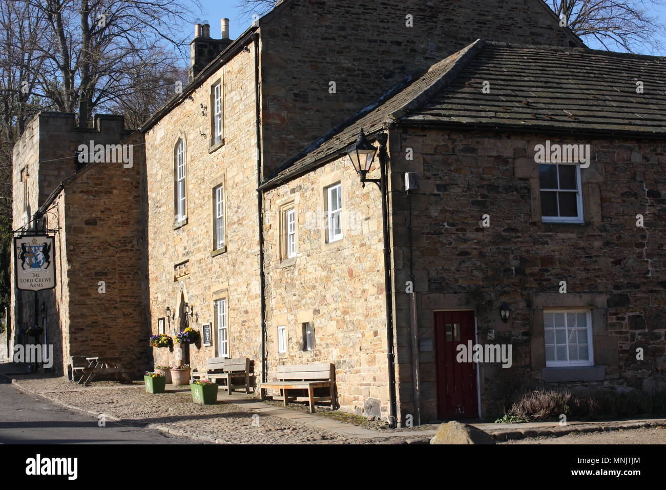 The Lord Crewe Arms in Blanchland, Northumberland Stock Photo - Alamy