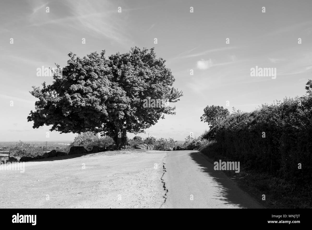 Typical scene scenic view Black and White Stock Photos & Images - Alamy