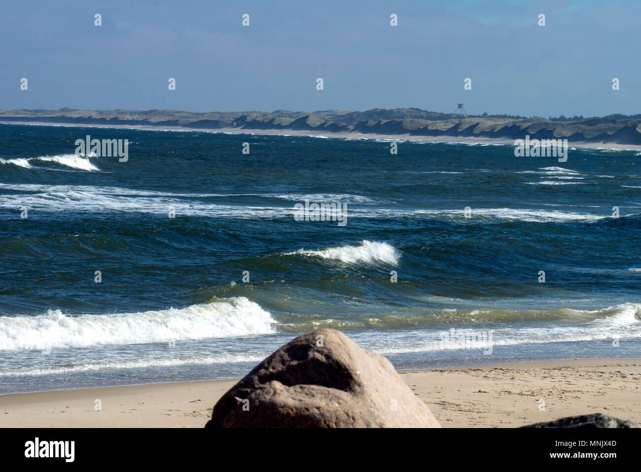 Beach in national park Denmark Stock Photo - Alamy