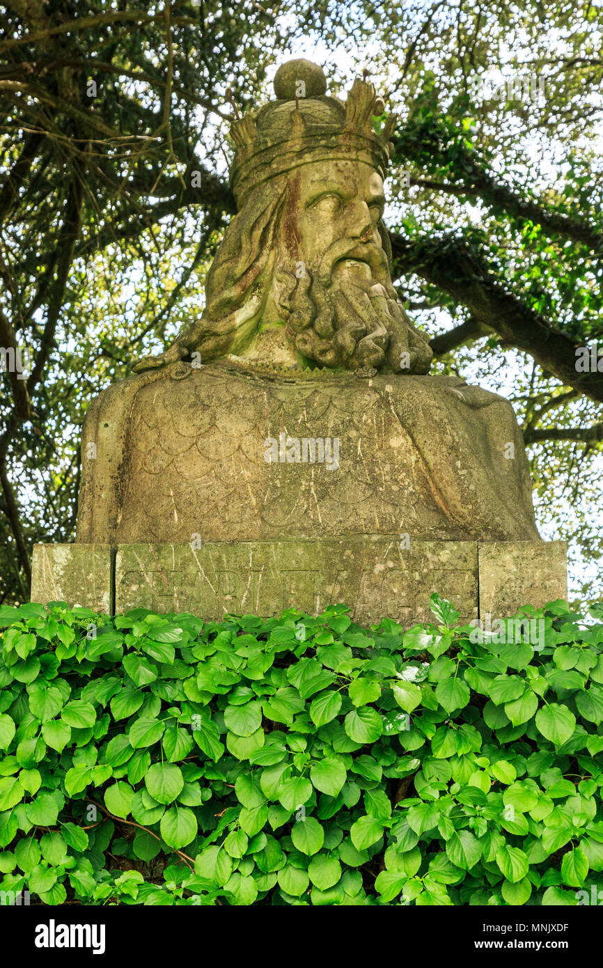 England, Hampshire. 2 May 2017. Highclere Castle. Jacobethan style ...