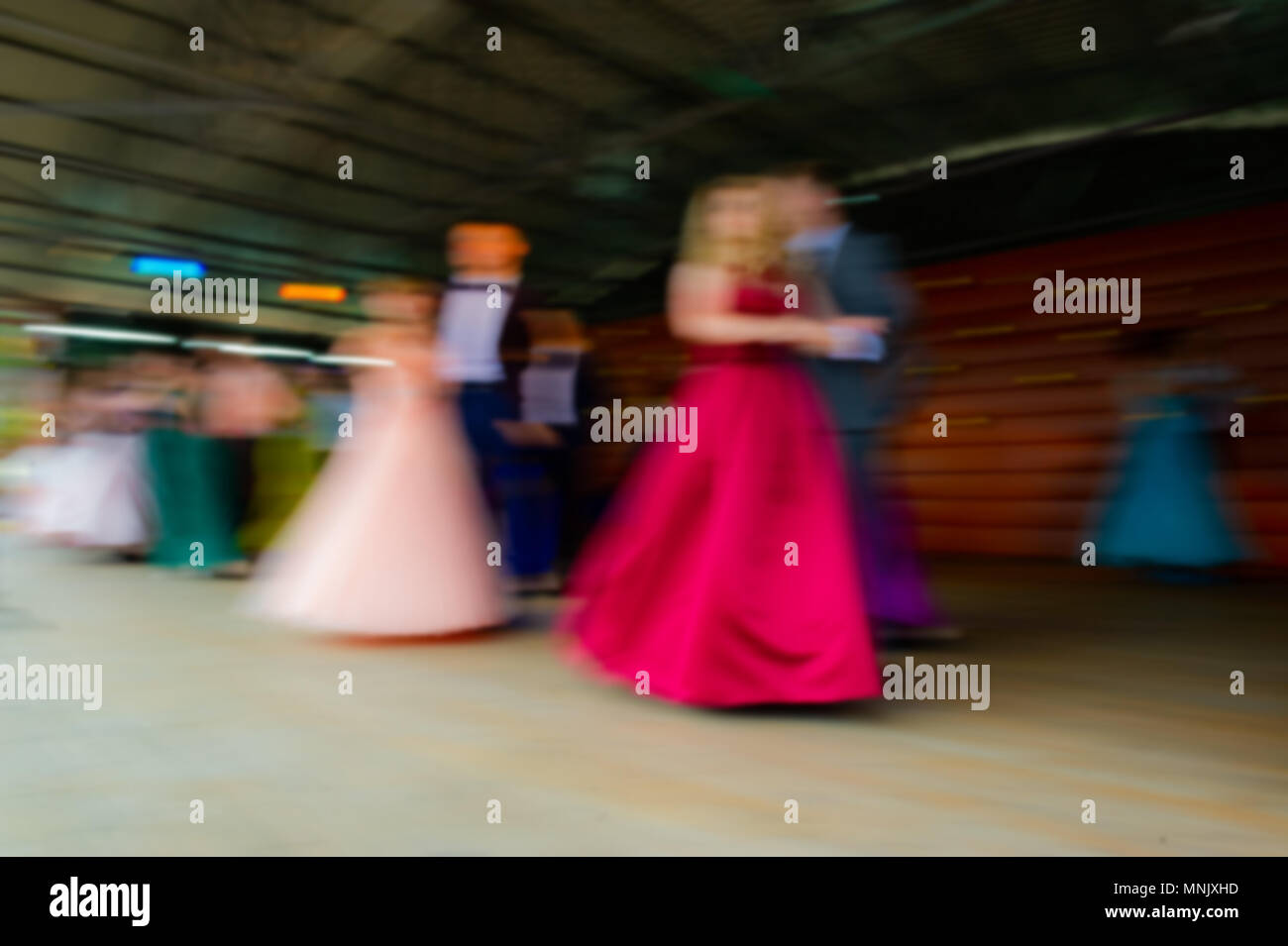 Abstract blurred human dancing hi-res stock photography and images - Alamy