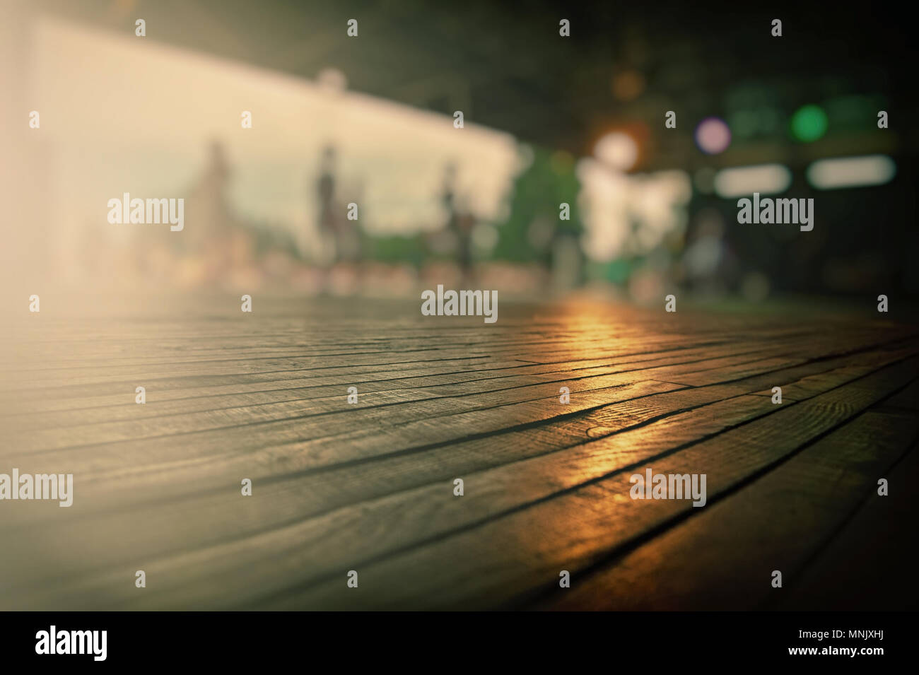 Blurred Background. Silhouettes of Dancing Couples on the Stage Stock ...