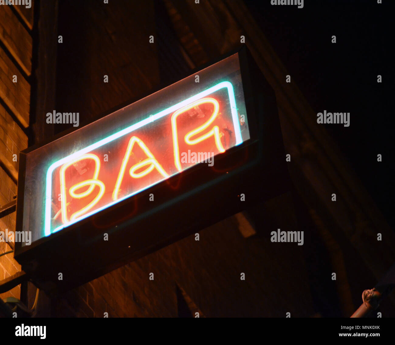 Green orange neon hi-res stock photography and images - Alamy