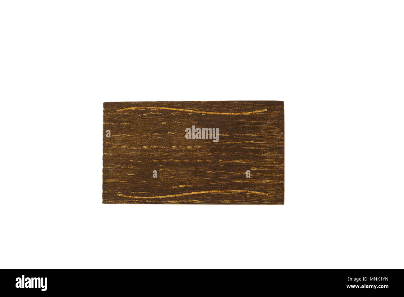 Wooden business cards on white background, old tree Stock Photo - Alamy