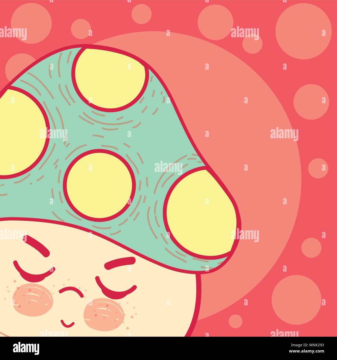 Cute mushroom cartoon Stock Vector Image & Art - Alamy