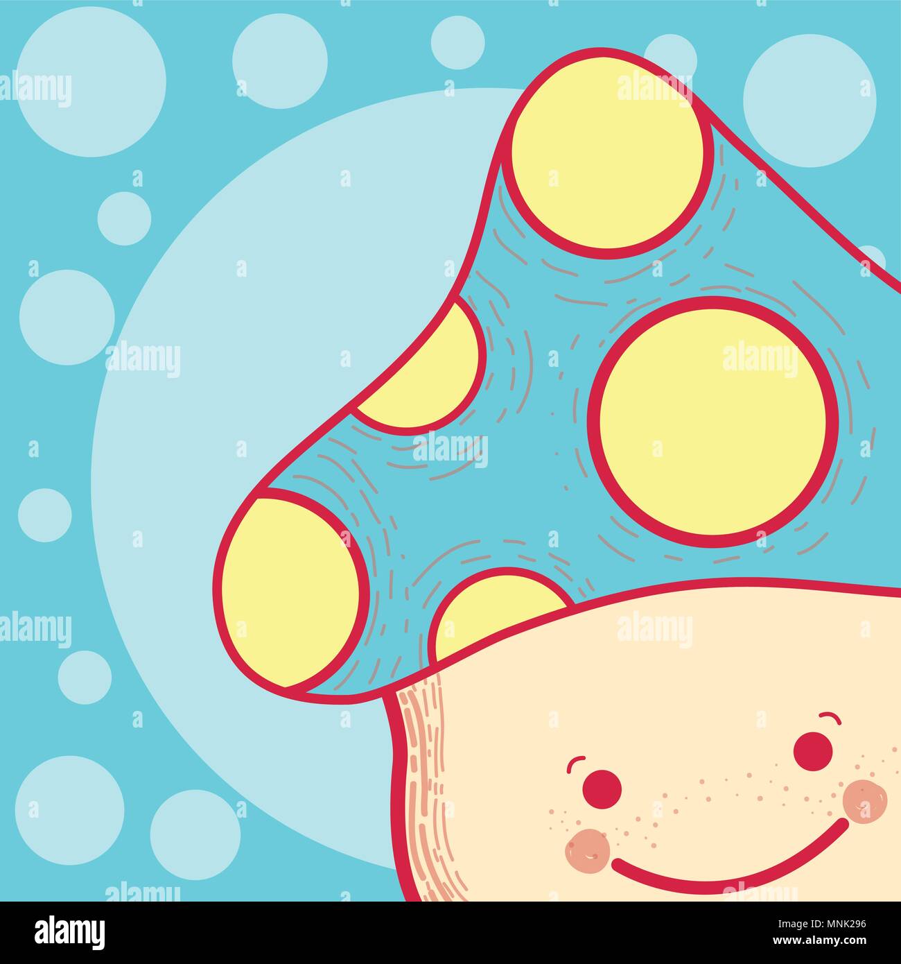 Cute mushroom cartoon Stock Vector Image & Art - Alamy