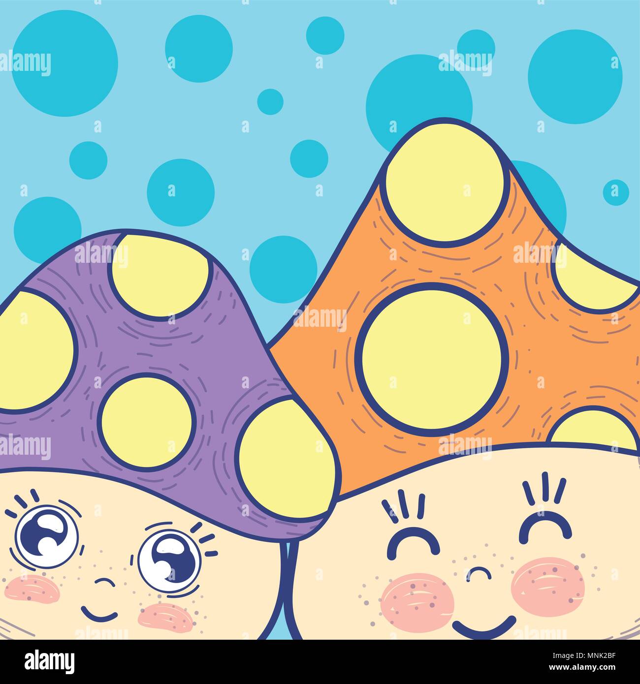 Cartoon Mushrooms Stock Photos & Cartoon Mushrooms Stock Images - Alamy