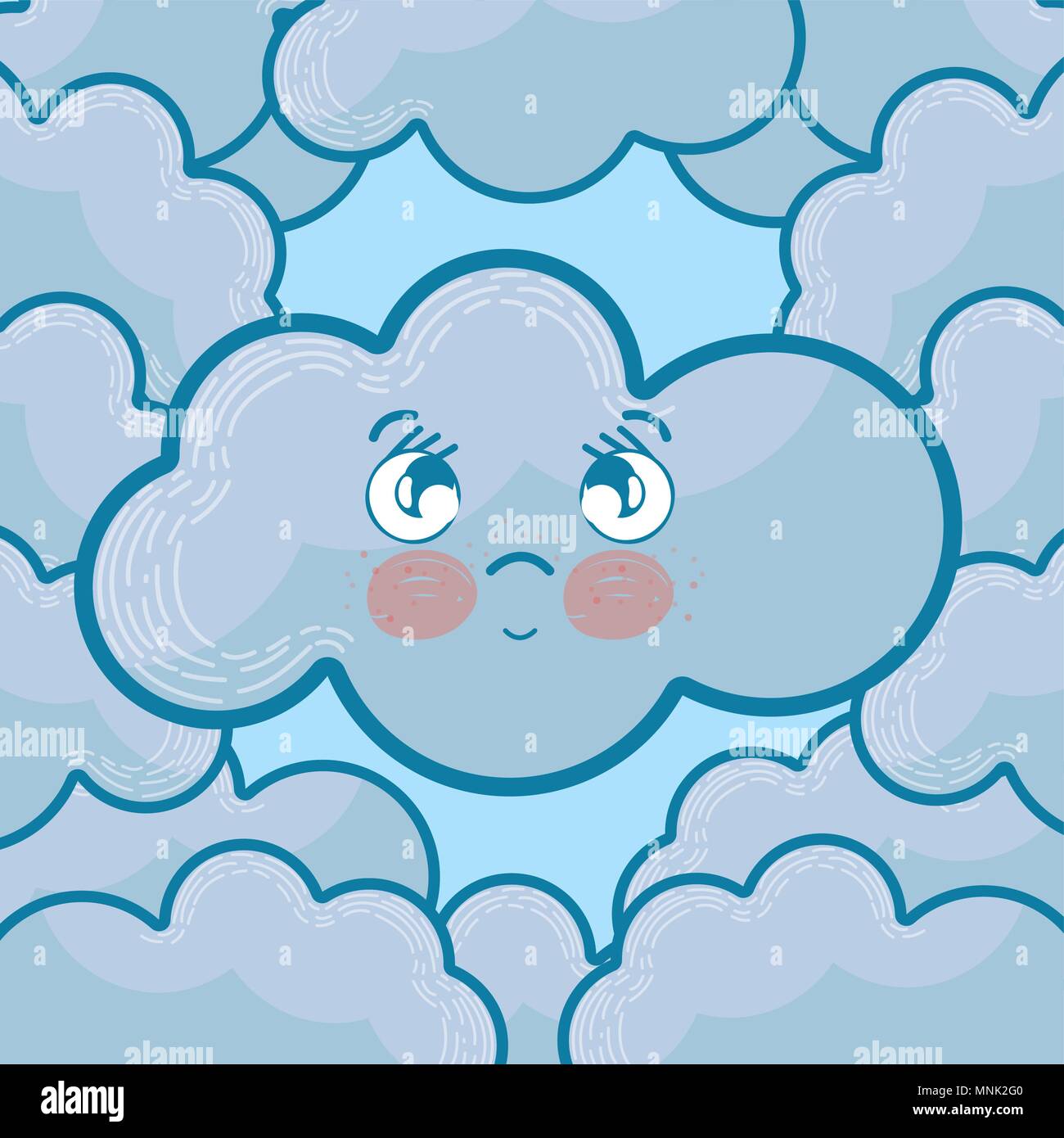 Cute cloud cartoons Stock Vector Image & Art - Alamy