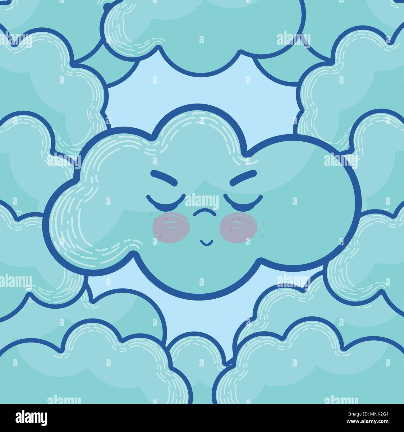 Cute cloud cartoons Stock Vector Image & Art - Alamy
