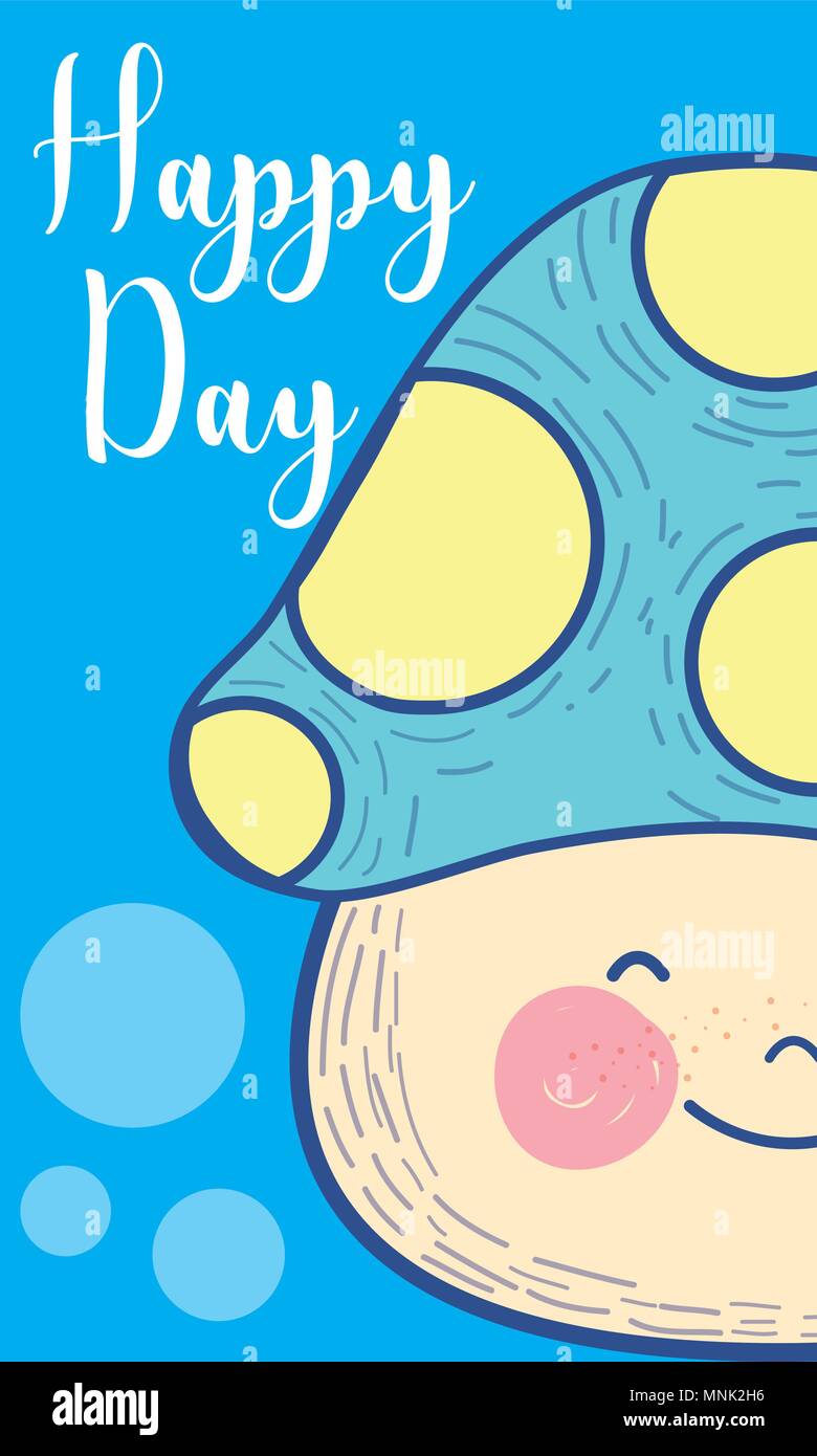 Cute happy day card Stock Vector Image & Art - Alamy