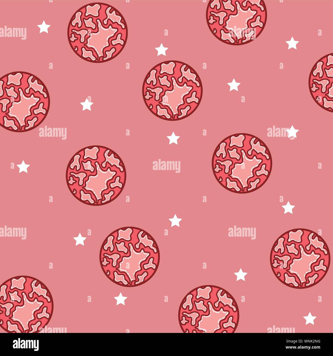 Mars planets background cartoons Stock Vector Image & Art - Alamy