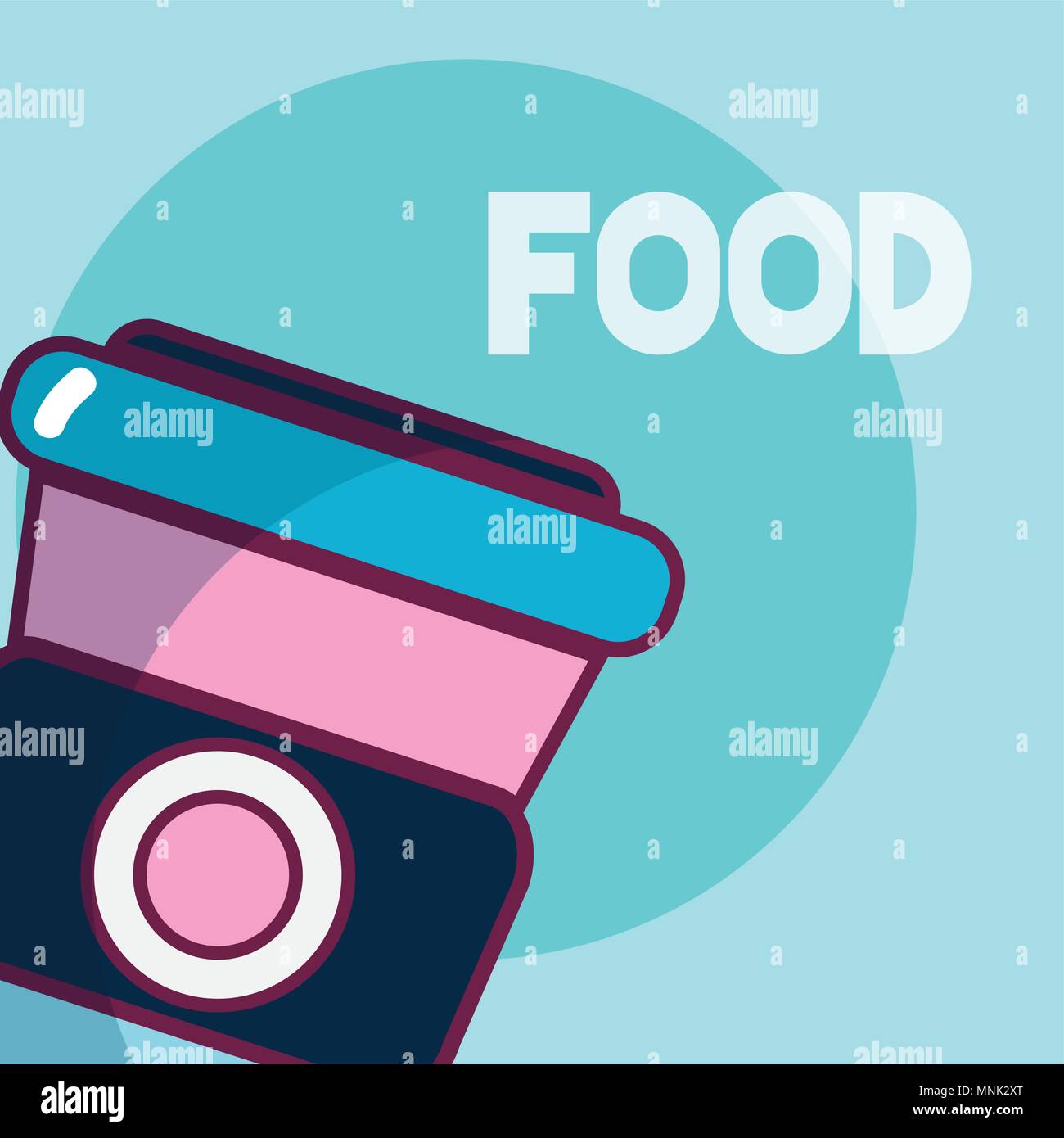 Coffee cup food cartoon Stock Vector Image & Art - Alamy