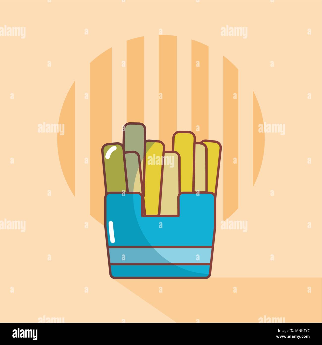 French fries food cartoon Stock Vector Image & Art - Alamy