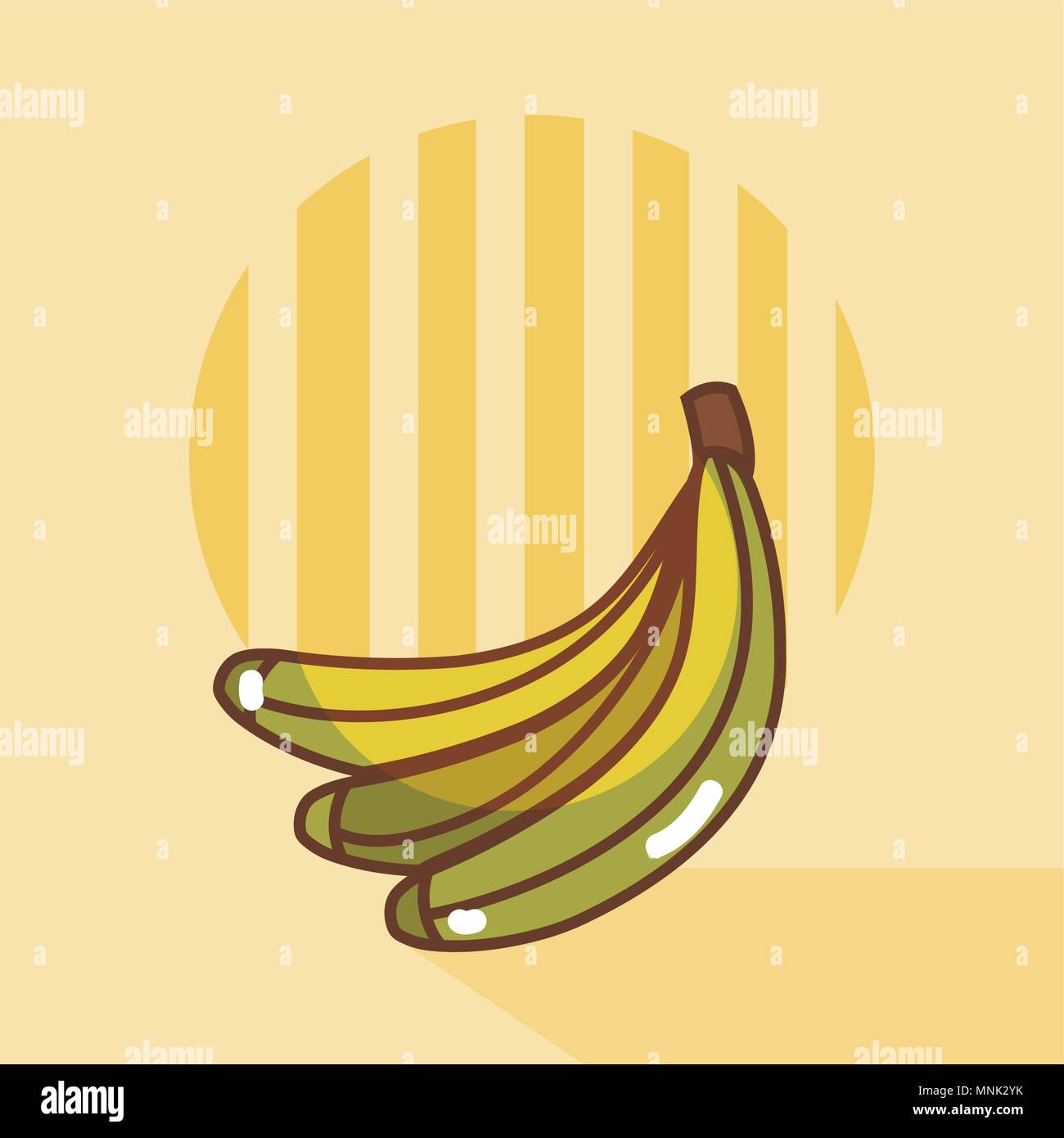 Bananas food cartoon Stock Vector Image & Art - Alamy