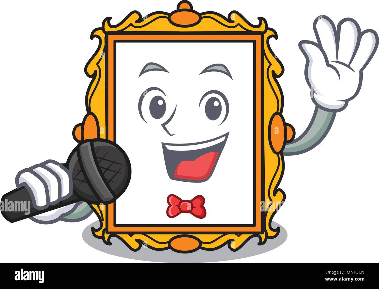 Victorian music singing illustration Stock Vector Images - Alamy