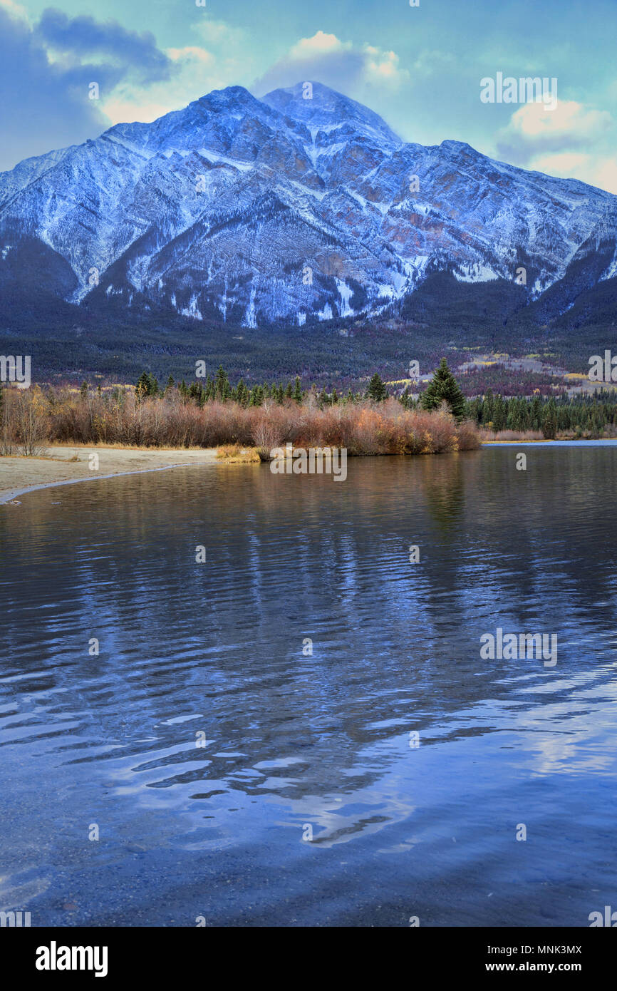 Pyramid Lake, Jasper National Park, Canada Stock Photo - Alamy