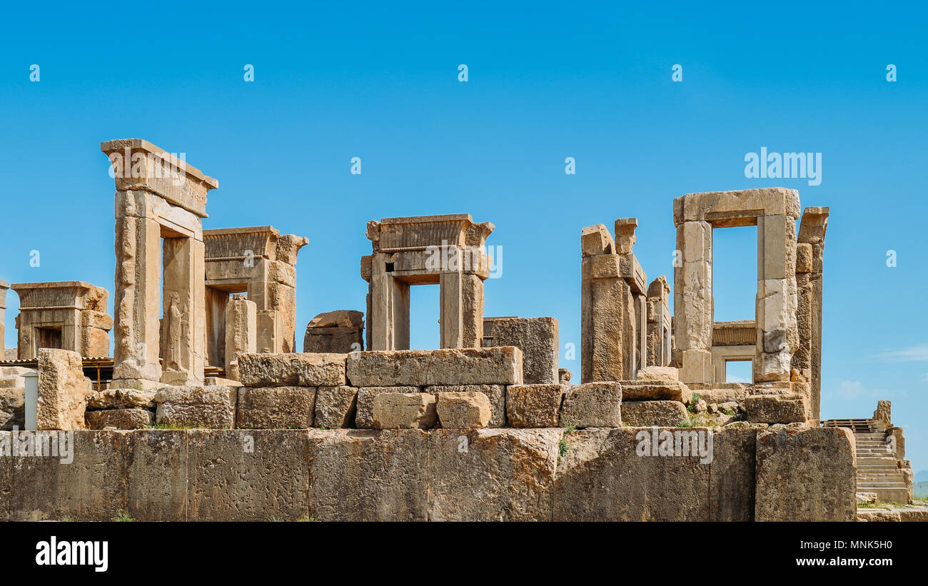 Persepolis, Iran - April 28, 2018: Persepolis was the ceremonial ...