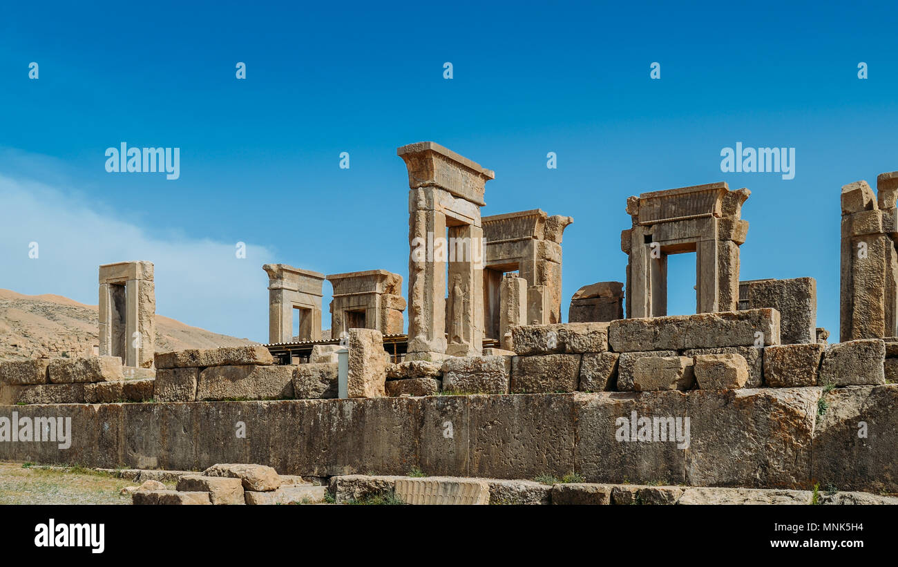 Persepolis, Iran - April 28, 2018: Persepolis was the ceremonial ...