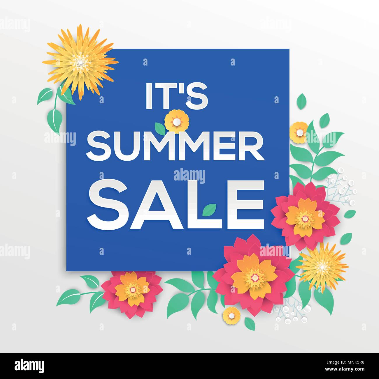 It is summer sale - modern vector colorful illustration Stock Vector ...