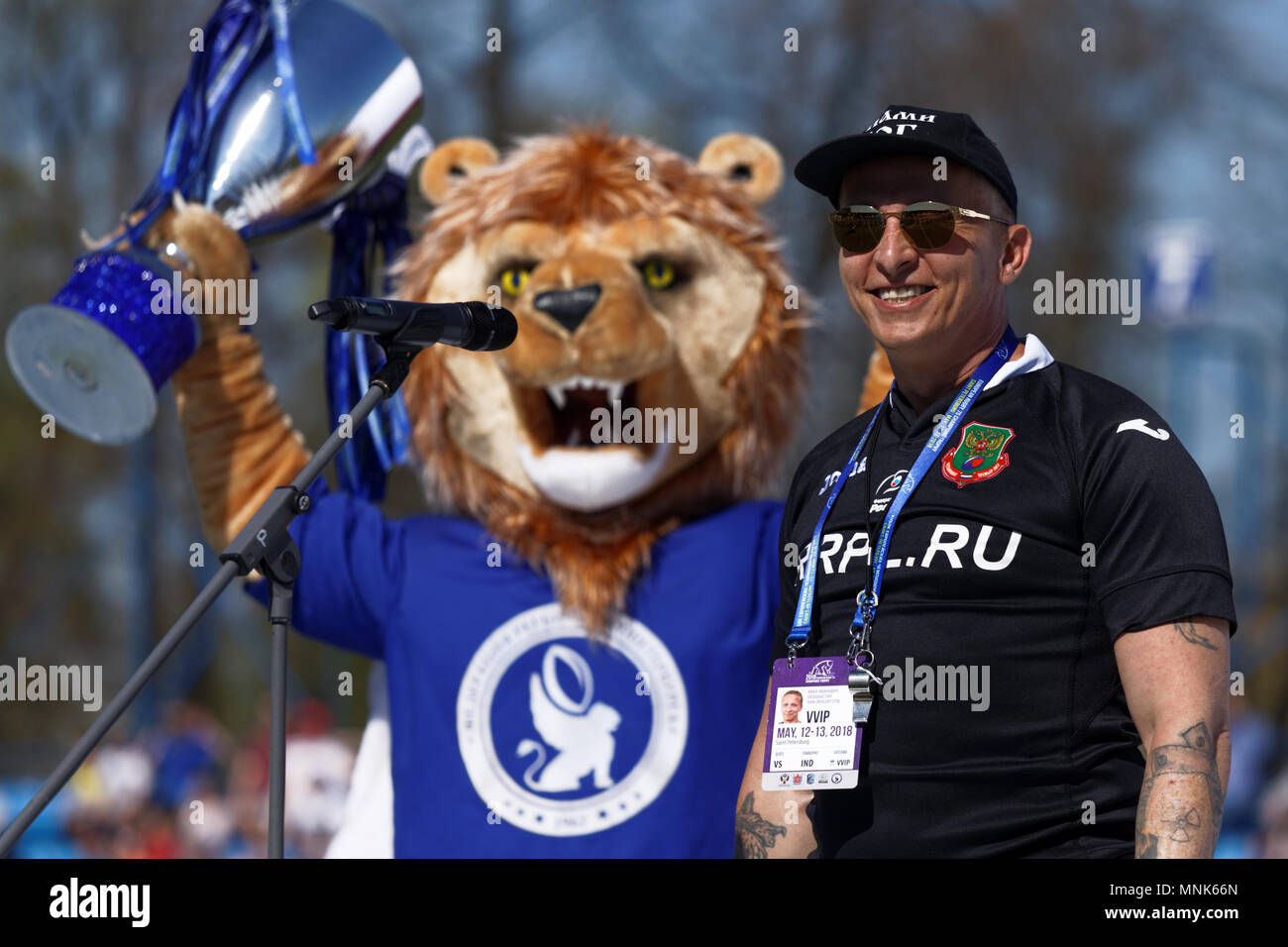 St. Petersburg, Russia - May 12, 2018: Russian actor, director and ...