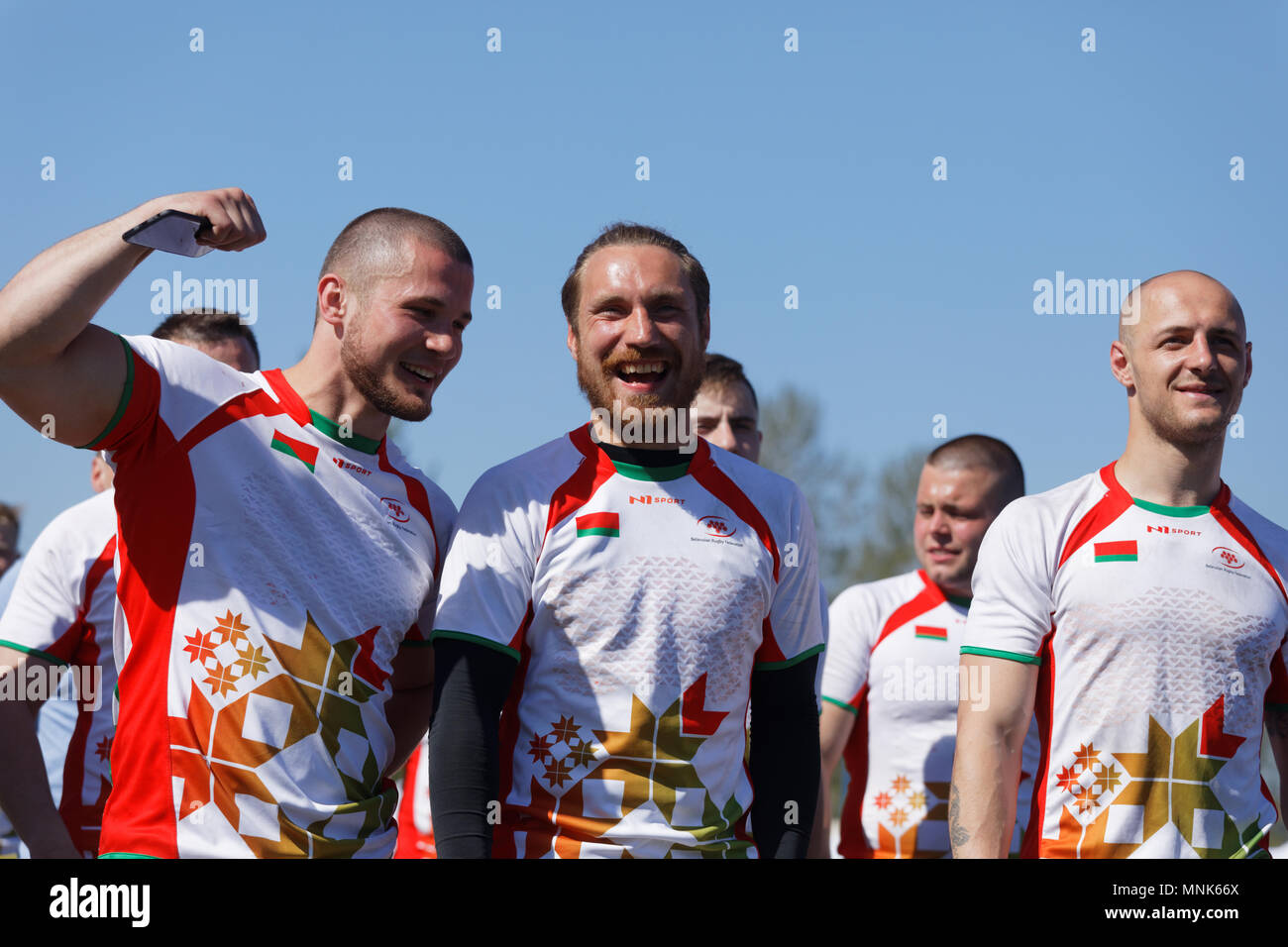 St. Petersburg, Russia - May 12, 2018: RC Busly, Belarus during opening ...