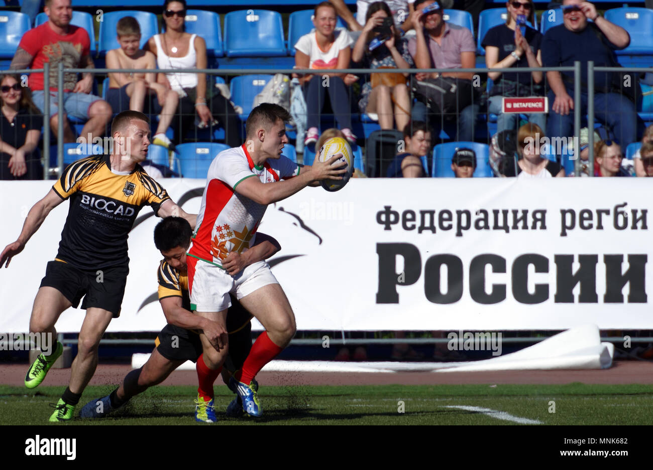 St. Petersburg, Russia - May 12, 2018: Match RC Narvskaya Zastava ...