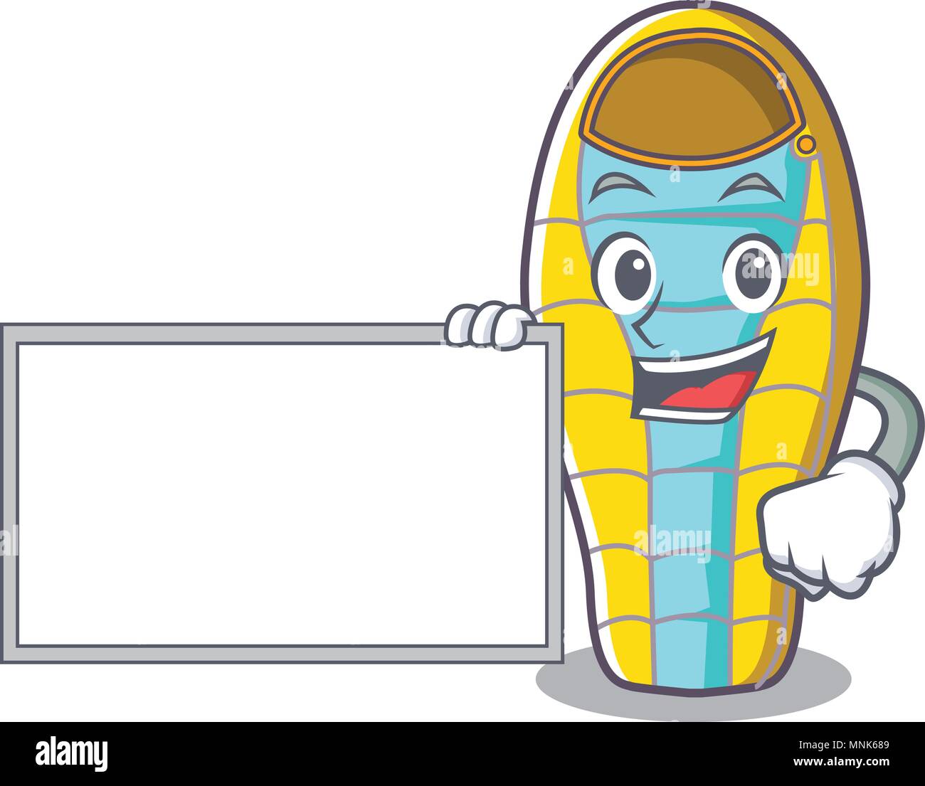 With board sleeping bad character cartoon Stock Vector Image & Art - Alamy