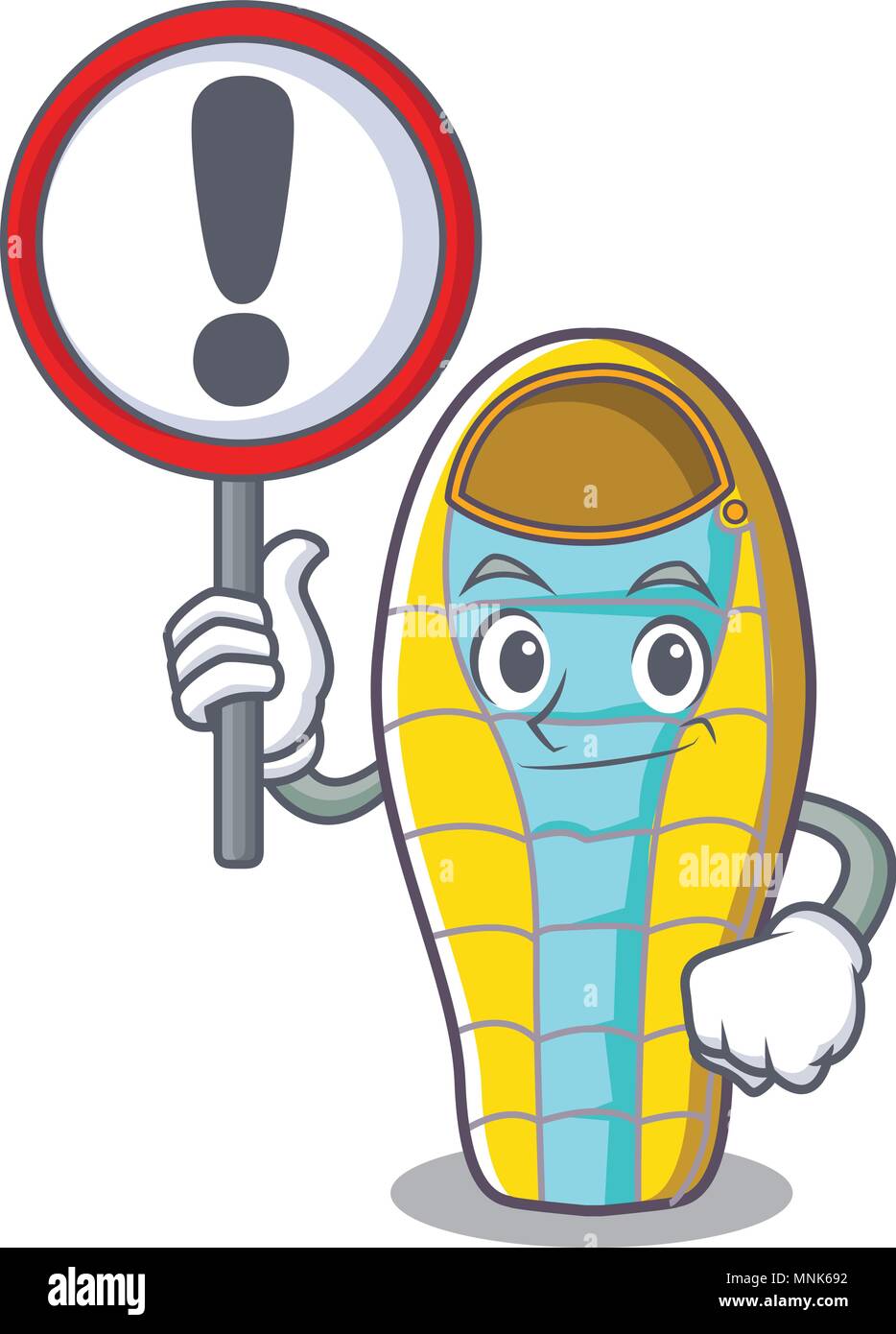 With sign sleeping bad character cartoon Stock Vector Image & Art - Alamy