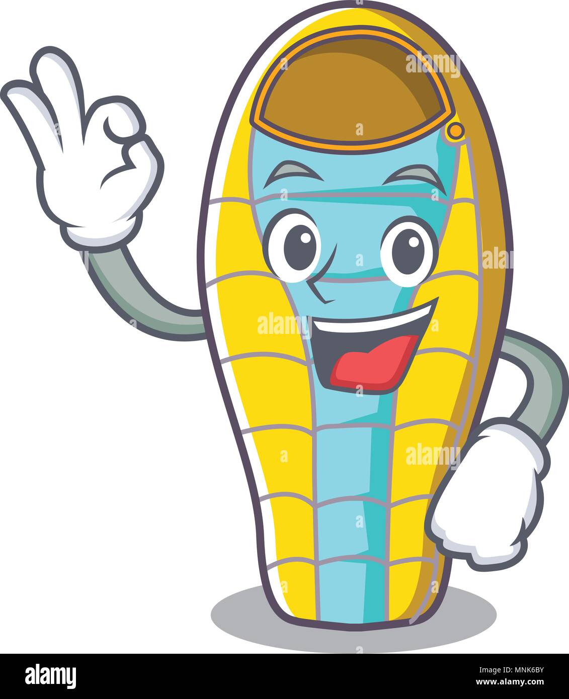 Okay sleeping bad character cartoon Stock Vector Image & Art - Alamy