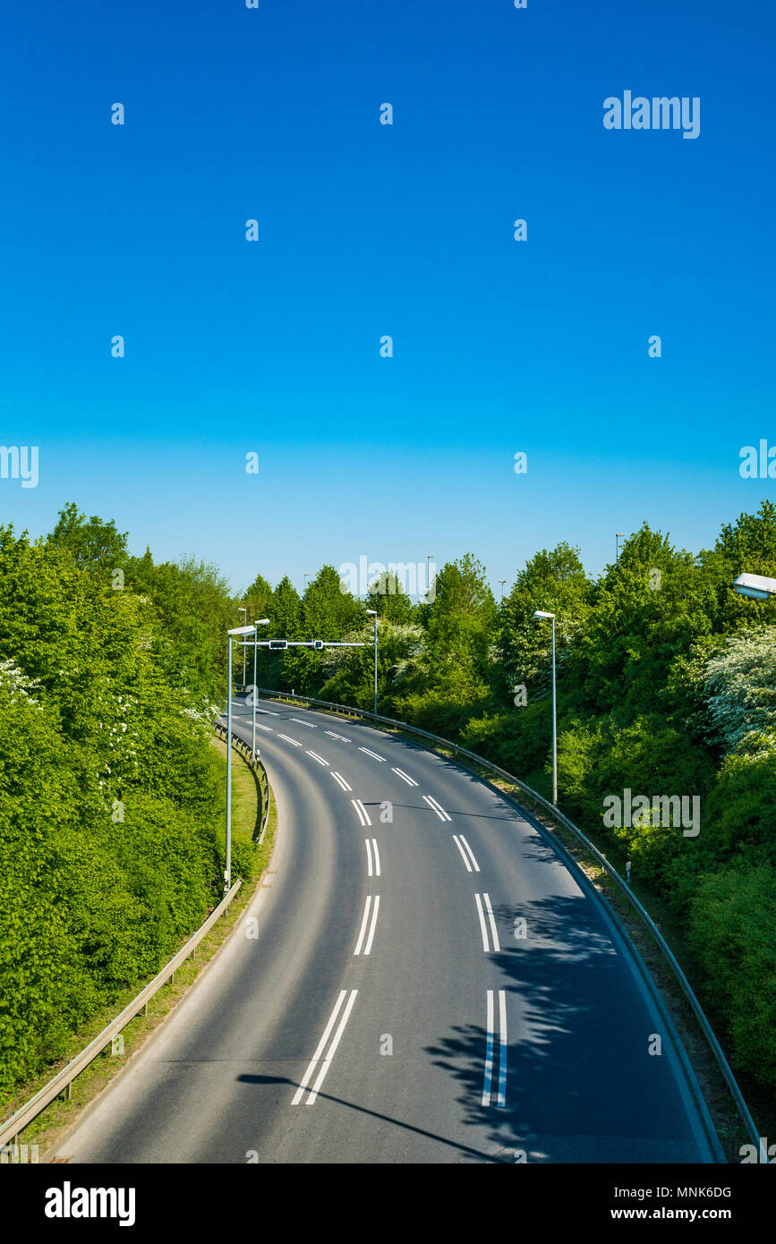 country road with trees beside. Asphalt road Stock Photo - Alamy