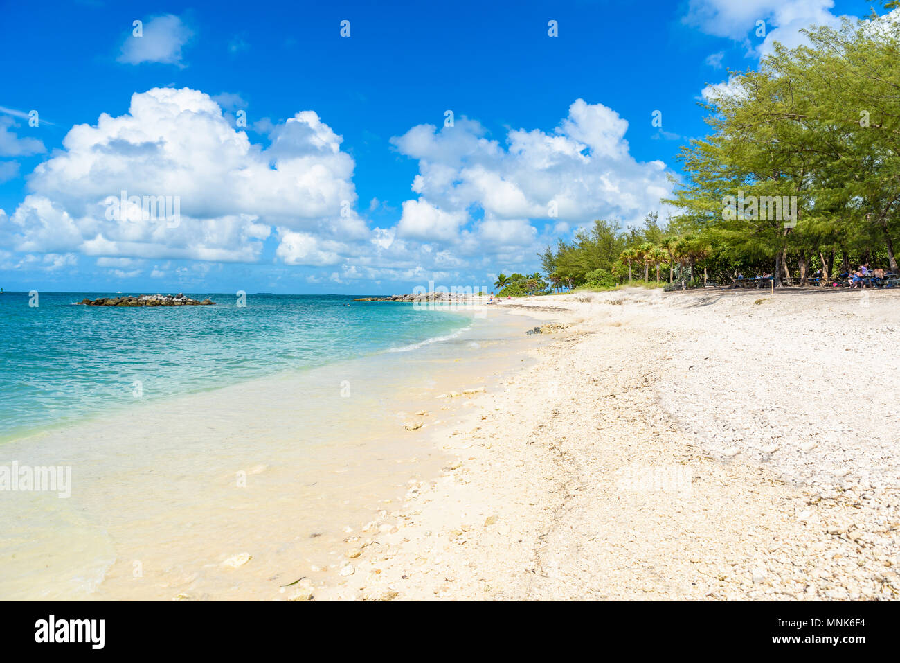 Paradise beach at Fort Zachary Taylor Park, Key West. State Park in ...