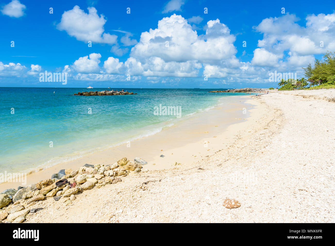 Paradise beach at Fort Zachary Taylor Park, Key West. State Park in ...