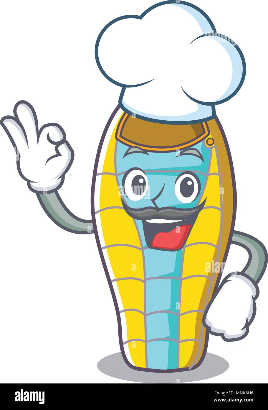 Chef sleeping bad character cartoon Stock Vector Image & Art - Alamy