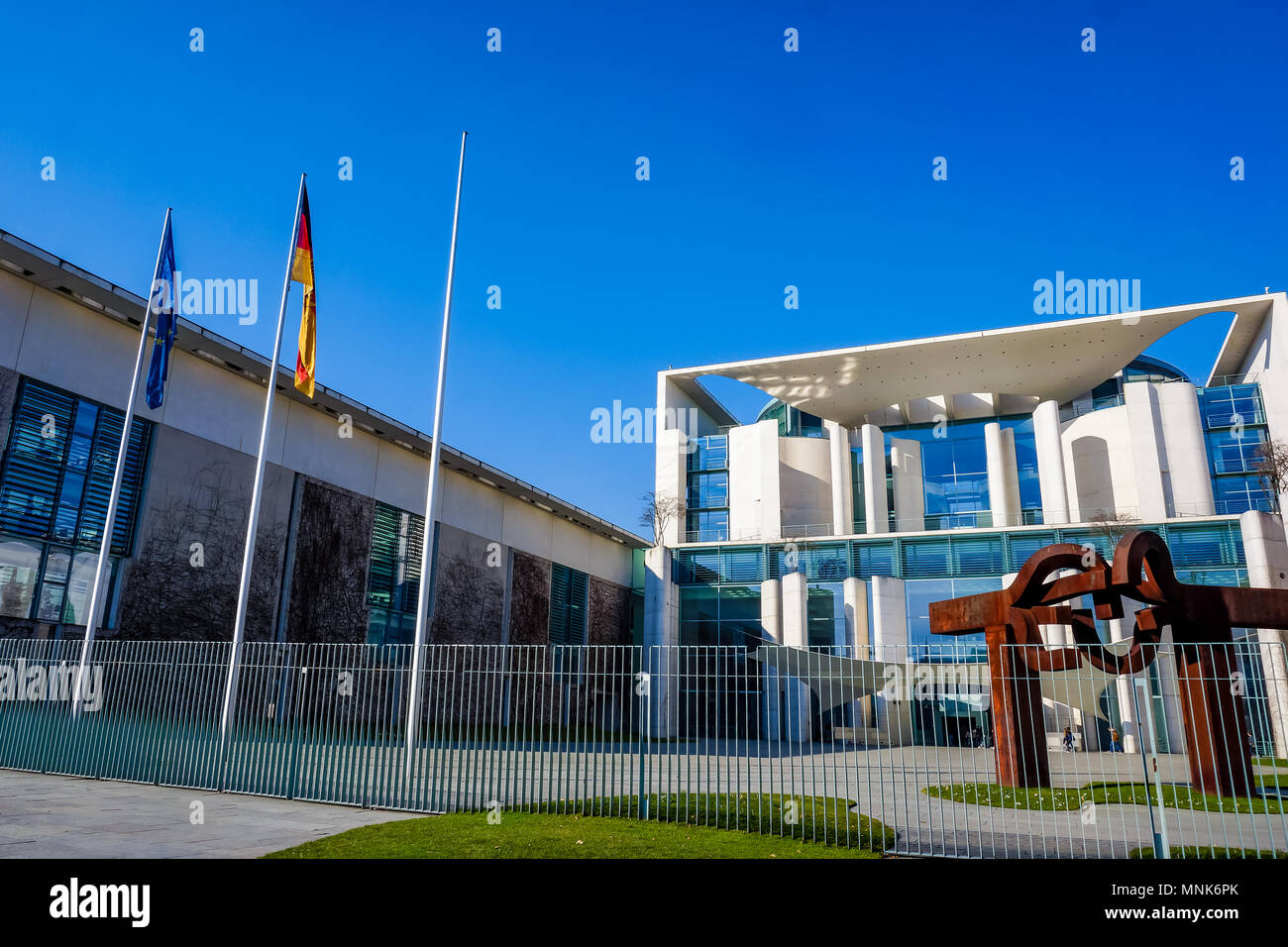 Berlin, Germany - MARCH 18, 2015: The Bundeskanzleramt (German Federal ...