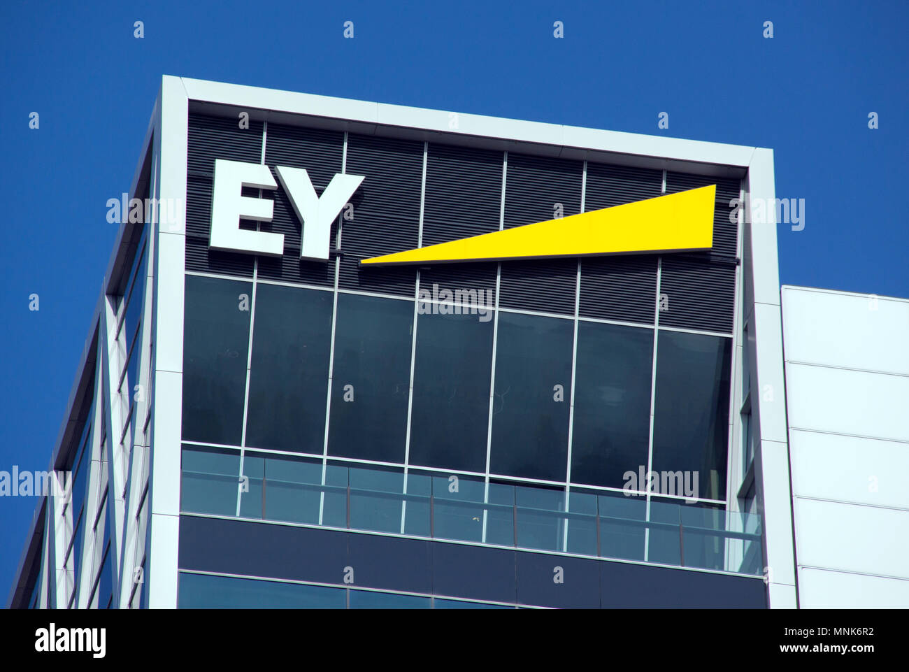 Amsterdam, Netherlands-october 22, 2016: Ey, ernst and young ...