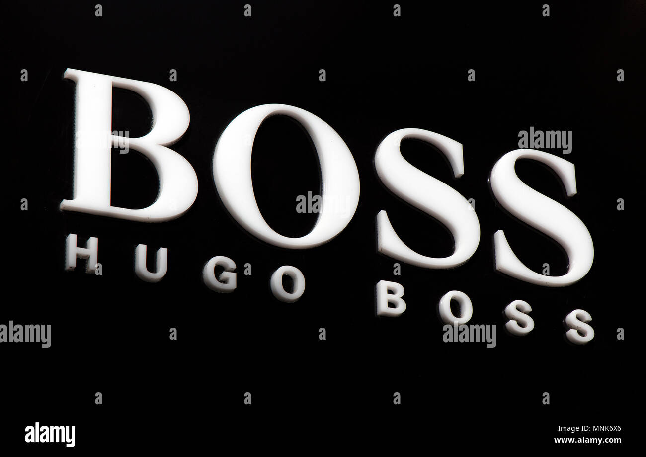 Hugo boss signage hi-res stock photography and images - Alamy