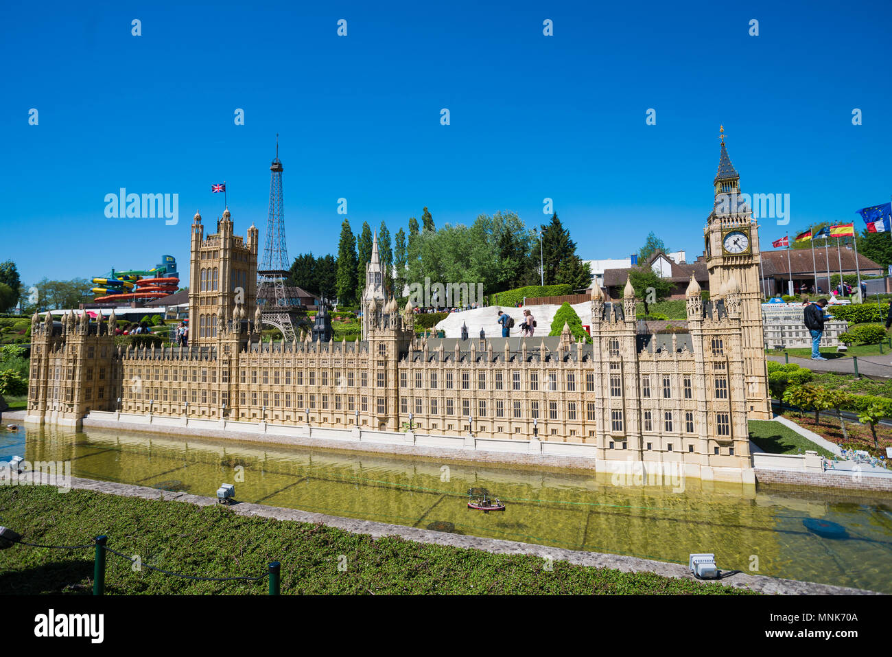 BRUSSELS, BELGIUM - 05 MAY 2018: Mini Europe is a miniature models of ...