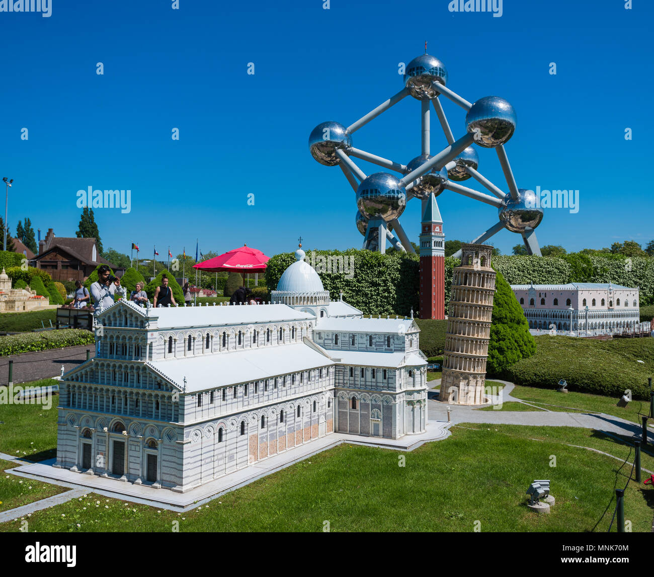 BRUSSELS, BELGIUM - 05 MAY 2018: Mini Europe is a miniature models of ...