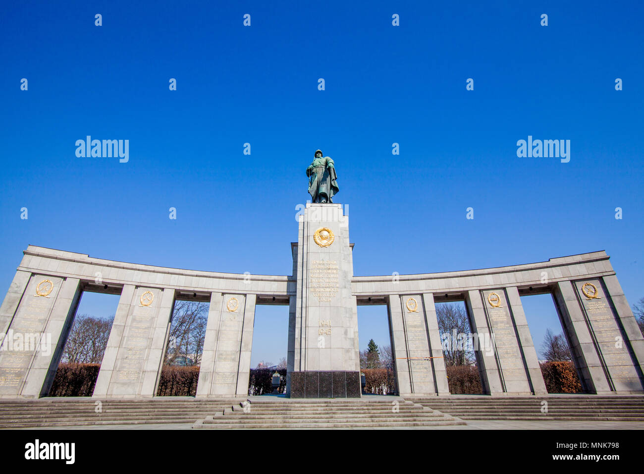 Soviet War Memorial. It is one of several war memorials in Berlin Stock ...