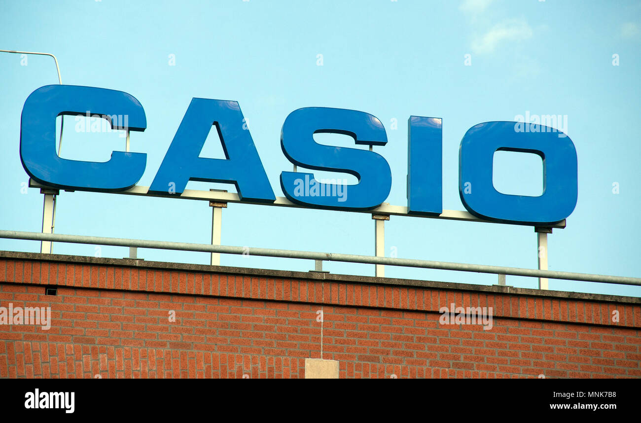 Amsterdam, Netherlands-august 26, 2016: casio letters on a building ...
