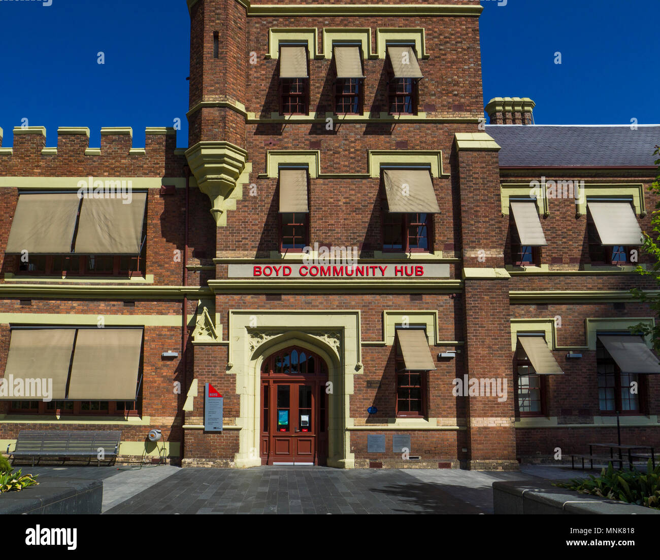 Exterior of the Boyd Community Hub, home of the Southbank Library ...