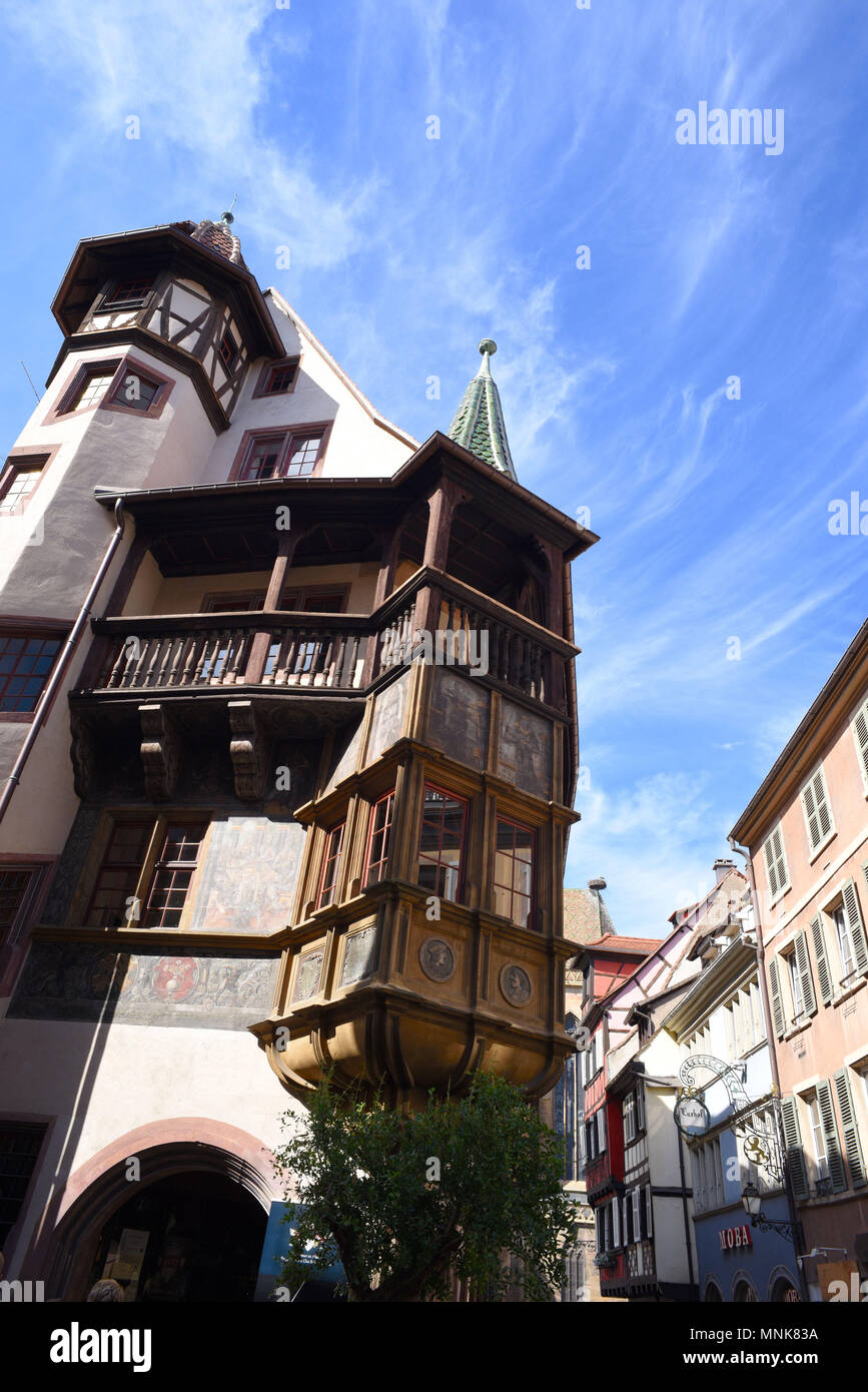 Colmar (north-eastern France): "Maison Pfister" (Pfister House) in the ...