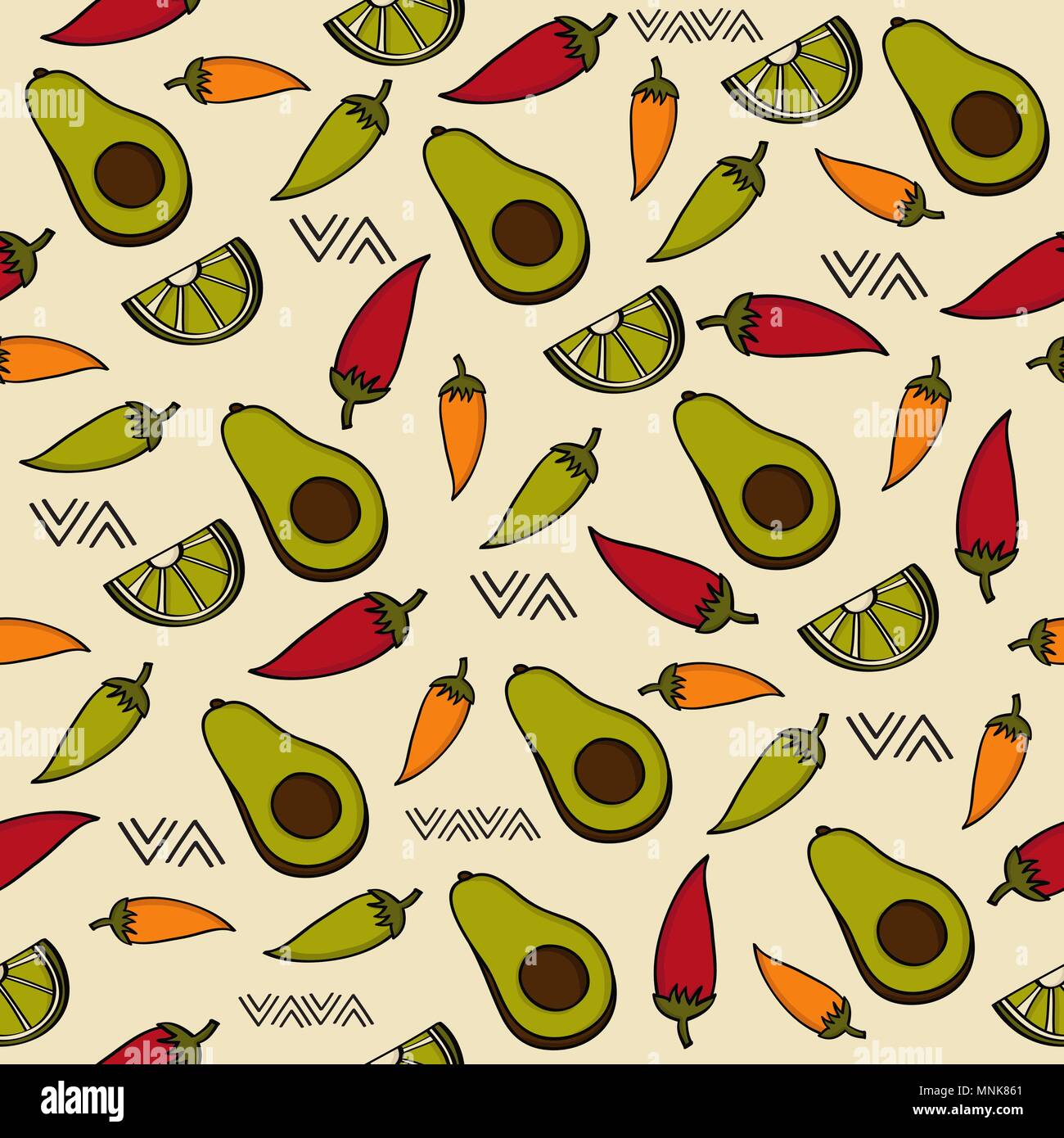 Mexico avocado Stock Vector Images - Alamy