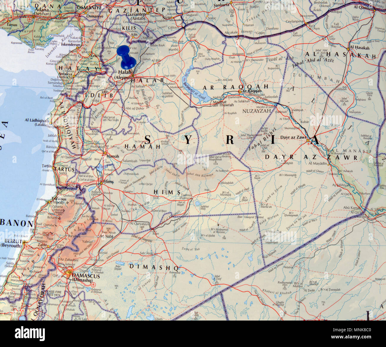 Middle east countries 3d map hi-res stock photography and images - Alamy