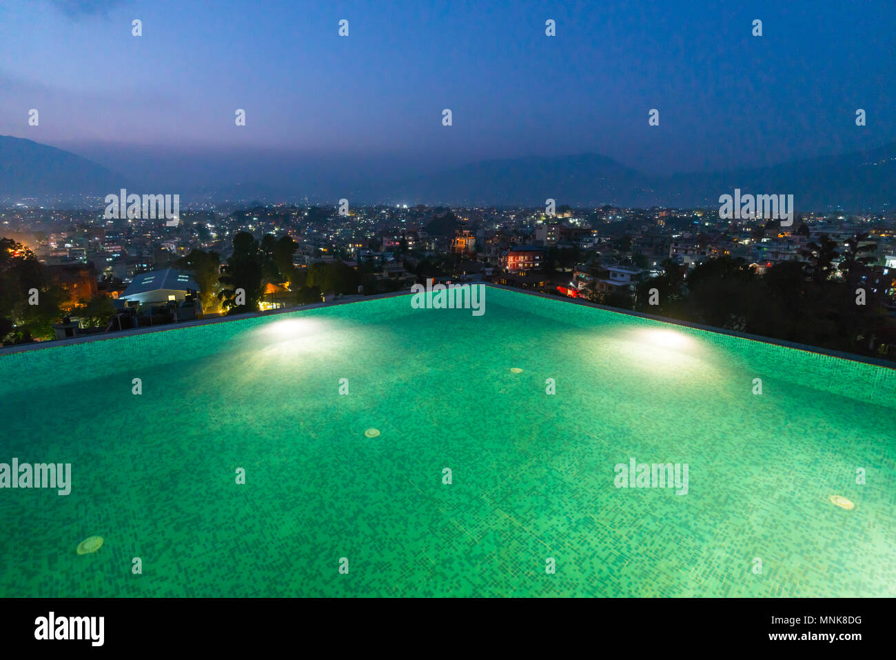 Infinity Pool, Shambala Tibetan Boutique Hotel, Kathmandu City ...