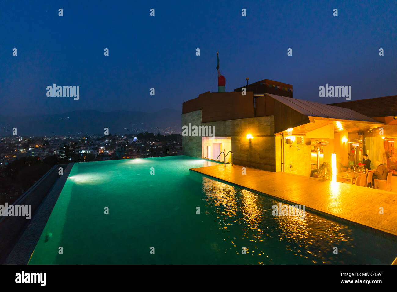 Infinity Pool, Shambala Tibetan Boutique Hotel, Kathmandu City ...