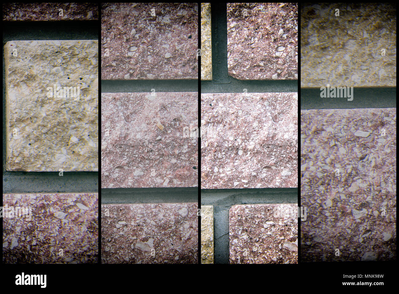 Brick texture of old vintage building, design concept Stock Photo - Alamy
